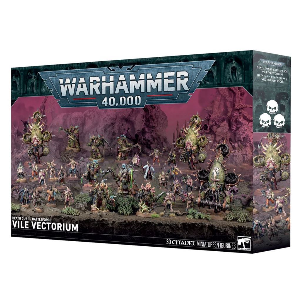 Warhammer 42-18 40K BATTLEFORCE Death Guard Vile Vectorium Battleforce ...
