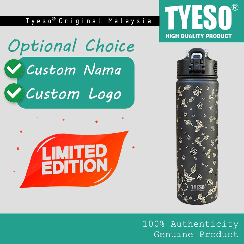 TYESO GoldLeaf Limited Edition Tumbler 600ml/750ml Termos Botol Air ...