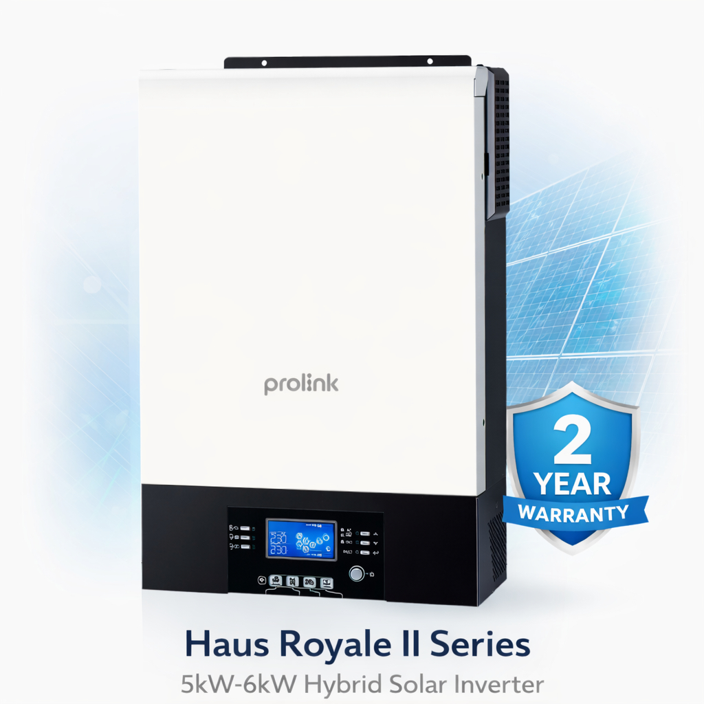 Prolink Haus Royale II Series - 5KVA Hybrid Off-Grid Solar Inverter ...
