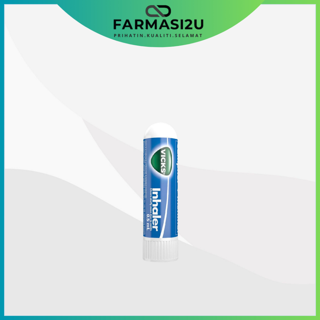 VICKS INHALER 0.5ML – Melegakan Hidung Tersumbat, Resdung & Selesema ...