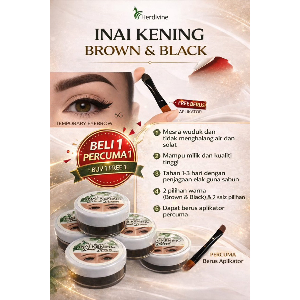 BUY 1 FREE 1 INAI KENING VIRAL -SPECIAL YEAR END PROMO | Shopee Malaysia