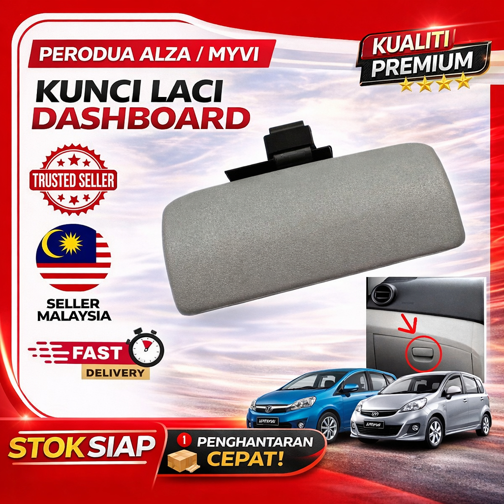 Perodua Myvi Alza 2005 2008 2009 Glove Box Lock Handle Pemegang Kunci ...