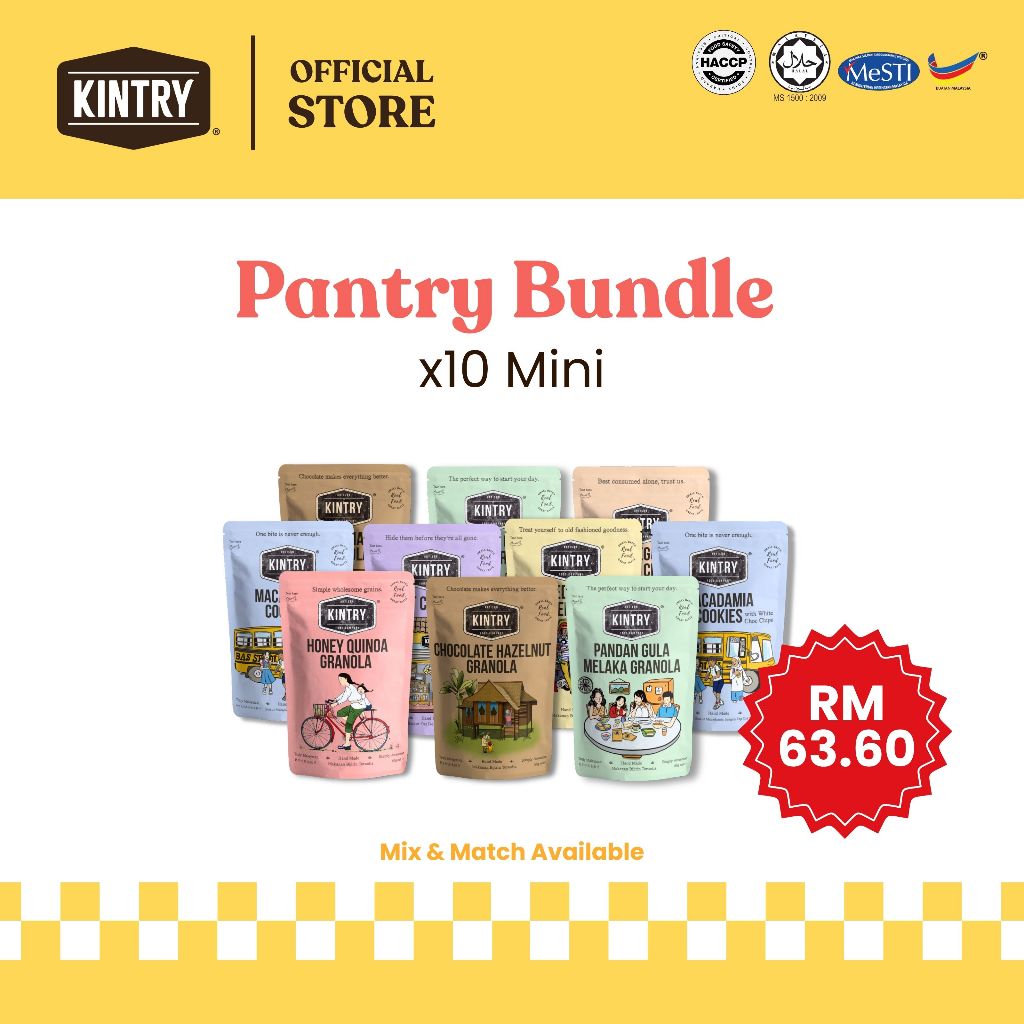 Kintry Pantry Bundle (10 Mini Packs) | Halal Certified | Shopee Malaysia