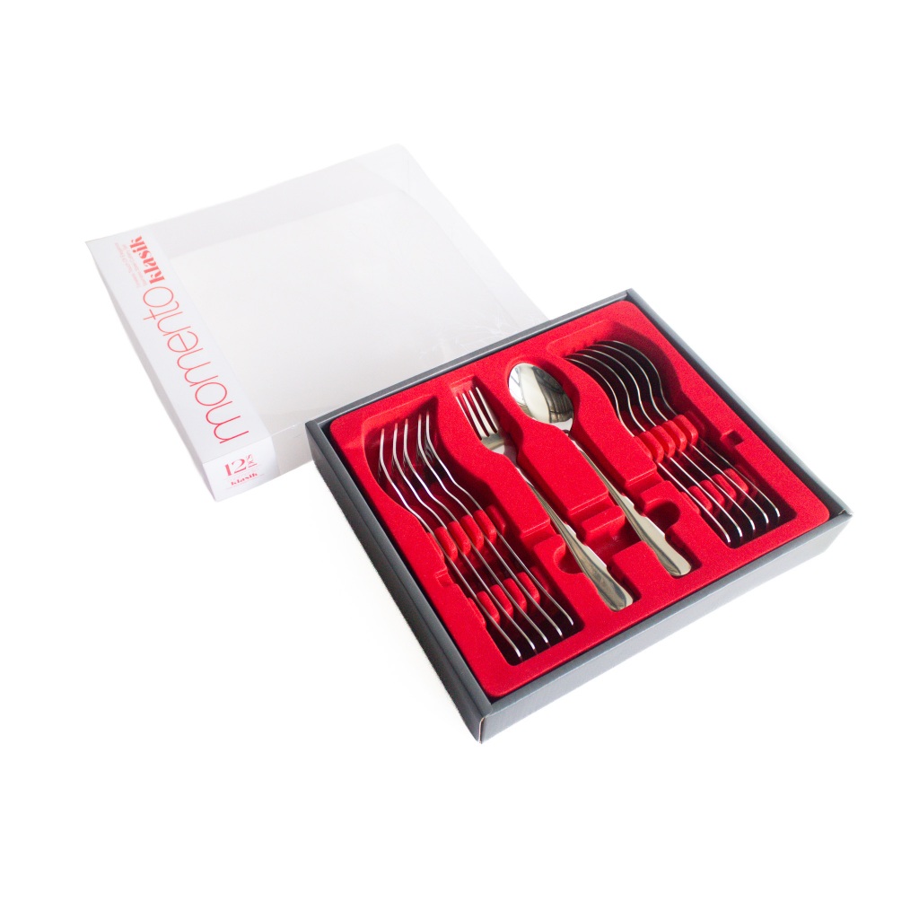 Felli Stainless Steel 18/0 Cutlery Set - Arezzo (12 Pcs) | Shopee Malaysia