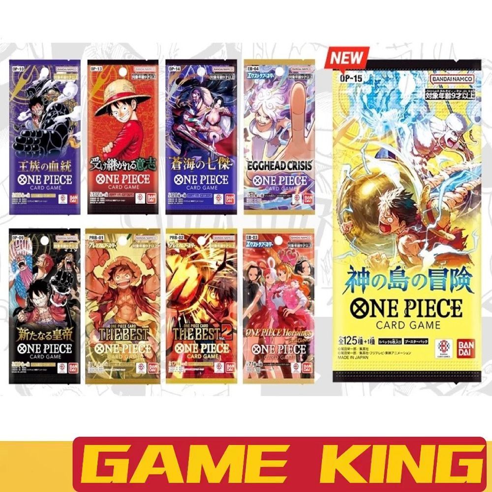 One Piece TCG Booster Pack OP15 / EB04 / OP14 / EB03 / PRB02 / EB02 ...