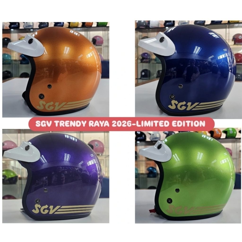 HELMET SGV TRENDY RAYA 2026 LIMITED EDITION - SIZE 60CM/SIZE 62CM ...