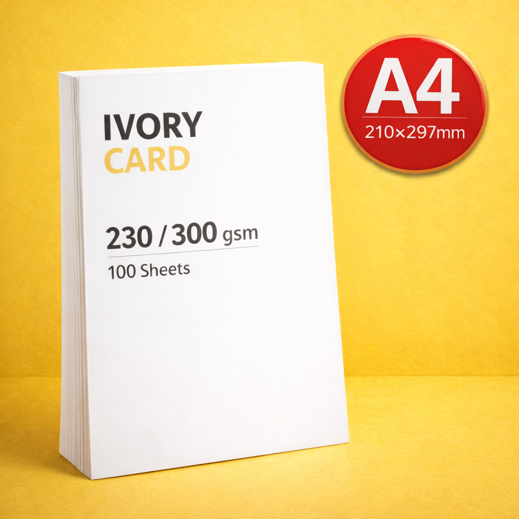 𝗣𝗥𝗜𝗡𝗧 𝗦𝗢𝗨𝗥𝗖𝗘 - A4 Kertas Ivory Kad / Ivory Card 230gsm 300gsm | Shopee ...