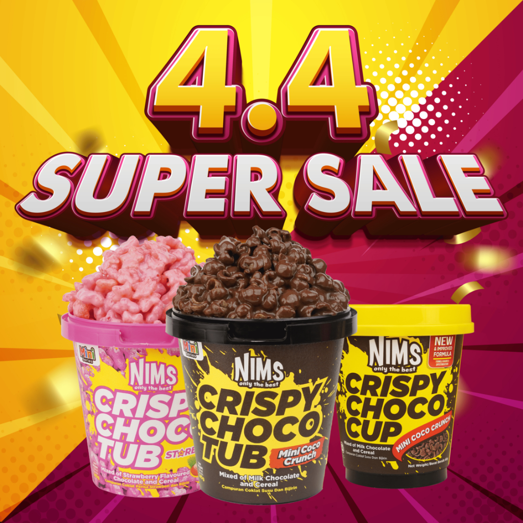[2 TUB + FREE 1 CUP] NIMS Crispy Chocotub Mini Series 140g – Cereal ...