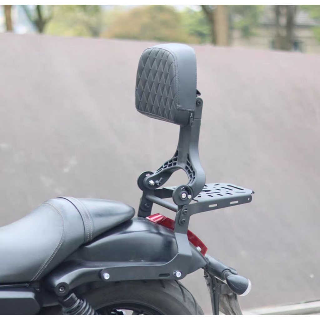 Applicable Backrest QJMOTO SRV250 Telescoping backrest fold behind ...