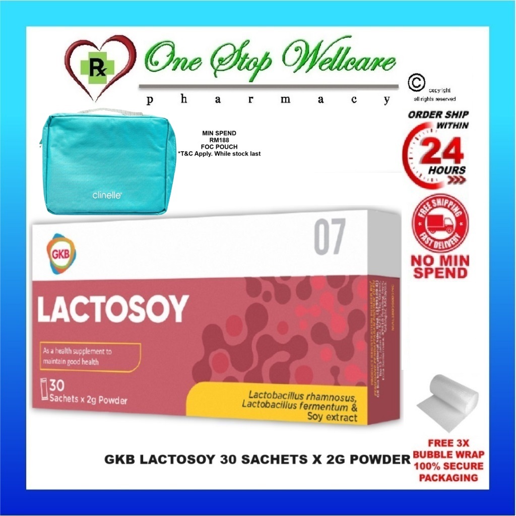 GKB LACTOSOY 30 SACHETS X 2G POWDER / 2X30'S (EXP:01/2027) | Shopee ...