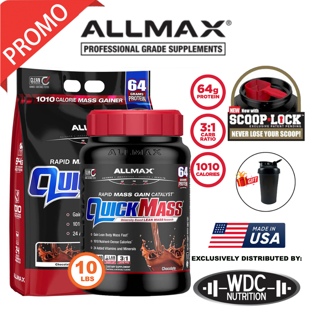 [Promo]All Max Nutrition Quick Mass (10/3.5lbs) -penambah berat Mass ...