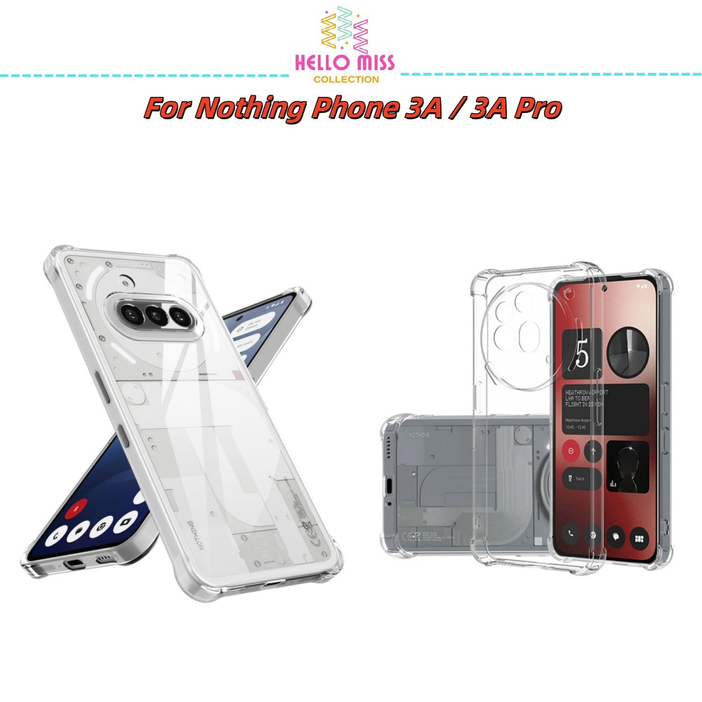 NOTHING PHONE 3A / NOTHING PHONE 3A PRO 1.5mm Shockproof Soft Tpu Case ...