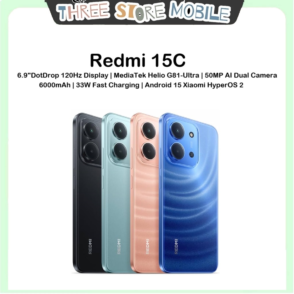 Redmi 15C (256GB ROM+8GB RAM | 128GB ROM+6GB RAM) Xiaomi Malaysia ...