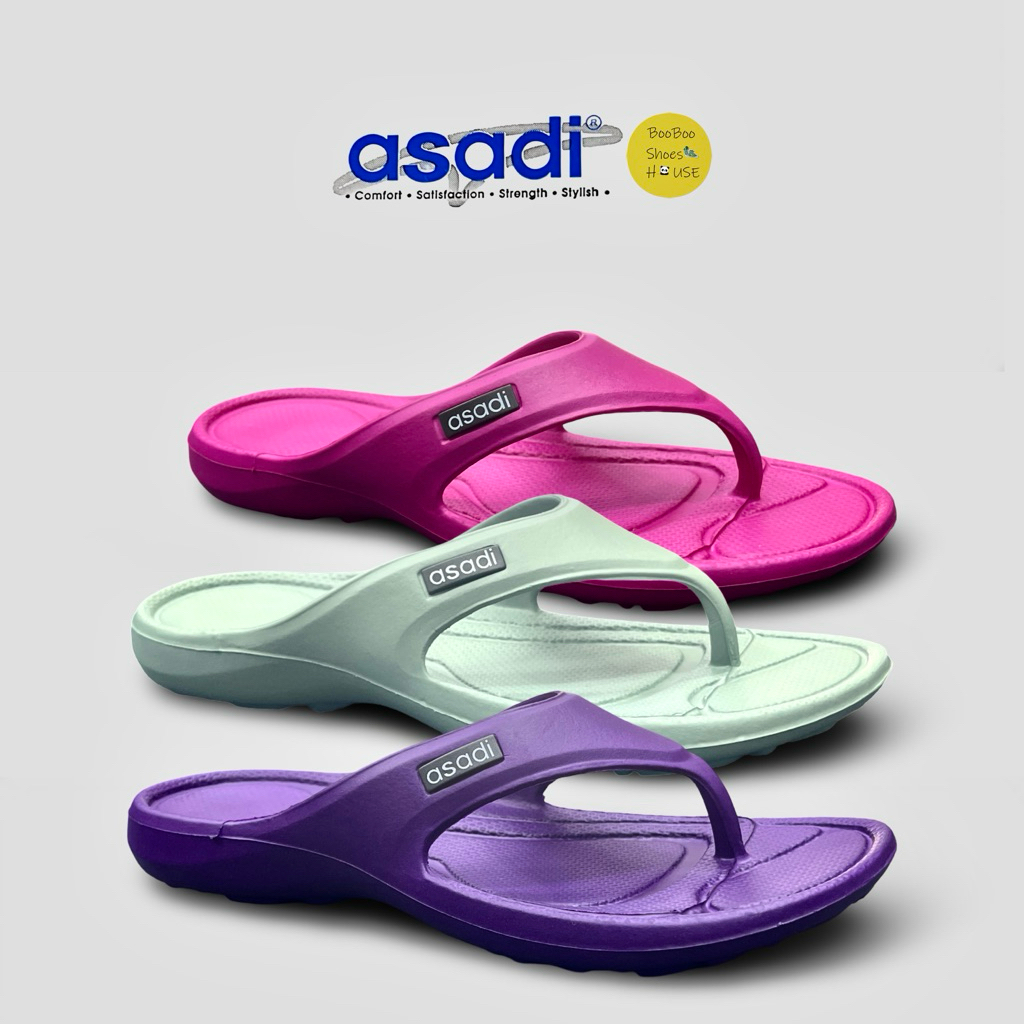 Asadi Women Flip Flops Flat Slippers EVA Ultra Lightweight Casual ...