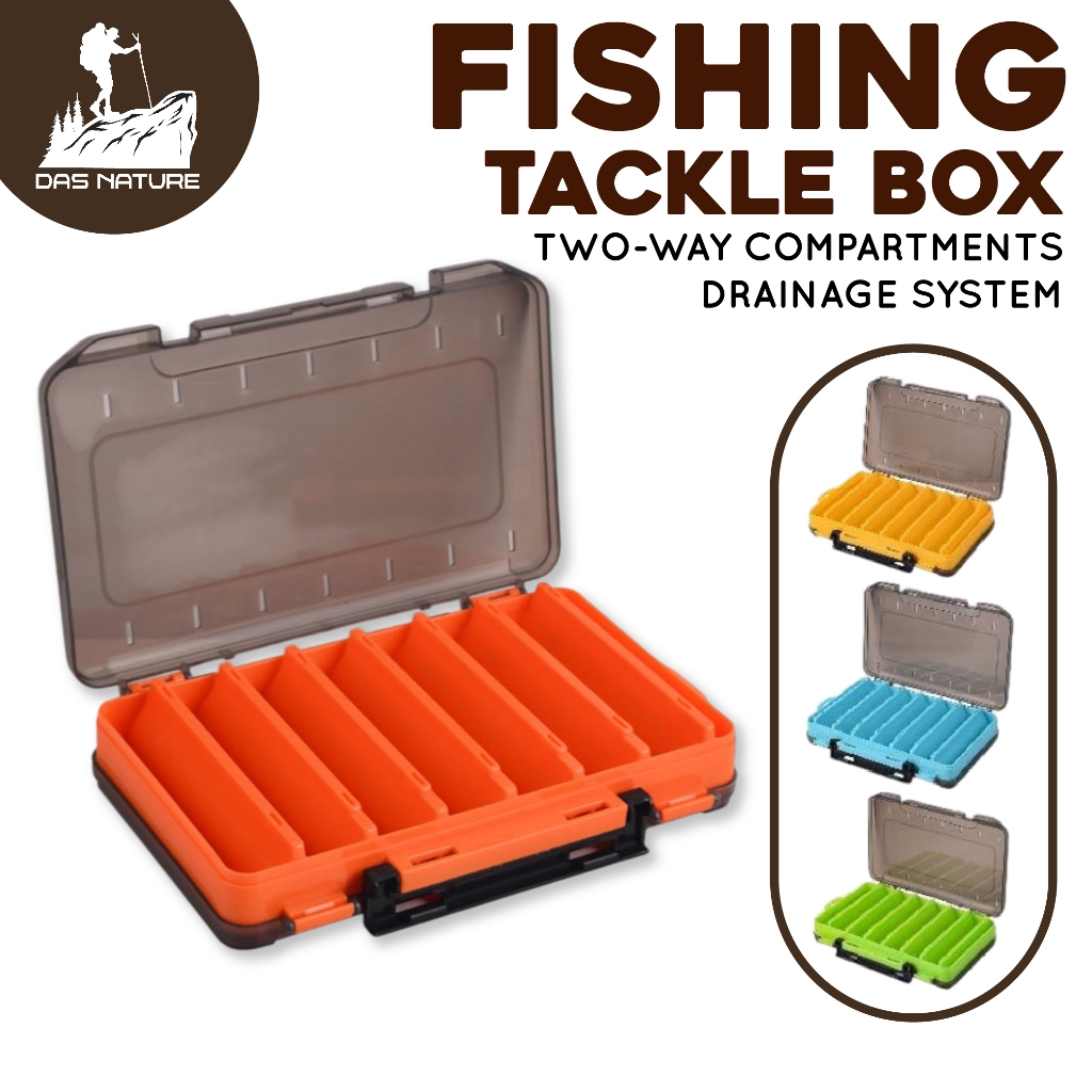 Fishing Tackle Box Outdoor Storage Box Multifunctional Kotak Pancing ...