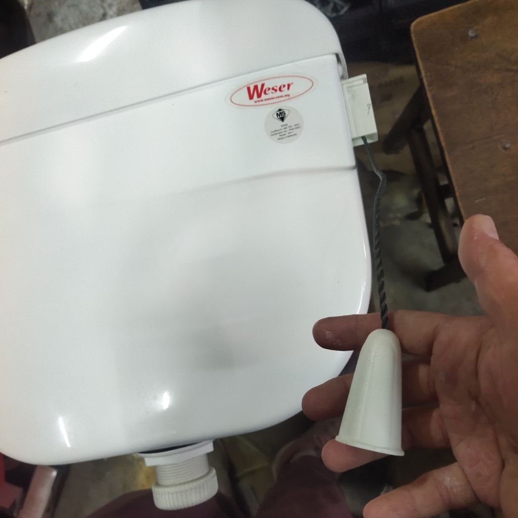"Weser" High Level Side Push Water Cistern (Made in Malaysia) (SIRIM ...