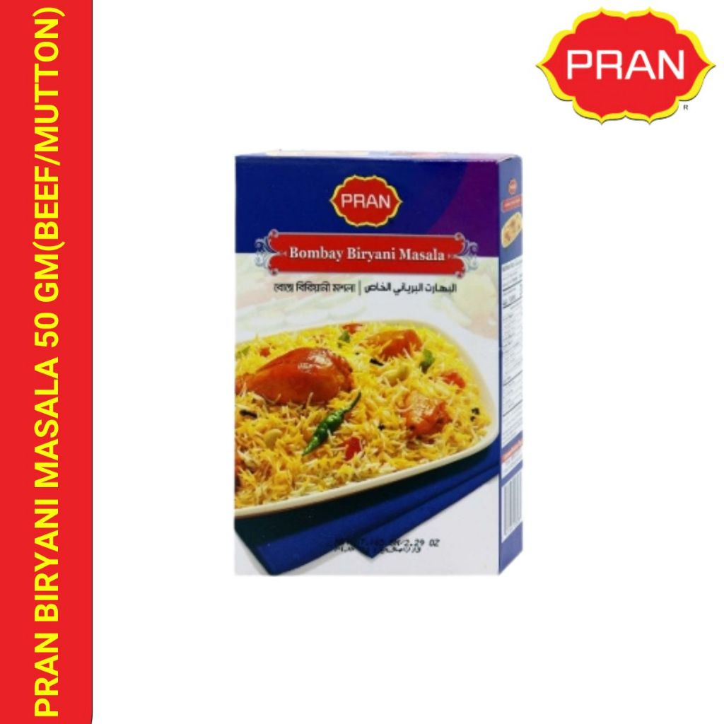 PRAN BIRYANI MASALA BOMBAY BIRIYANI 50 GM | Shopee Malaysia