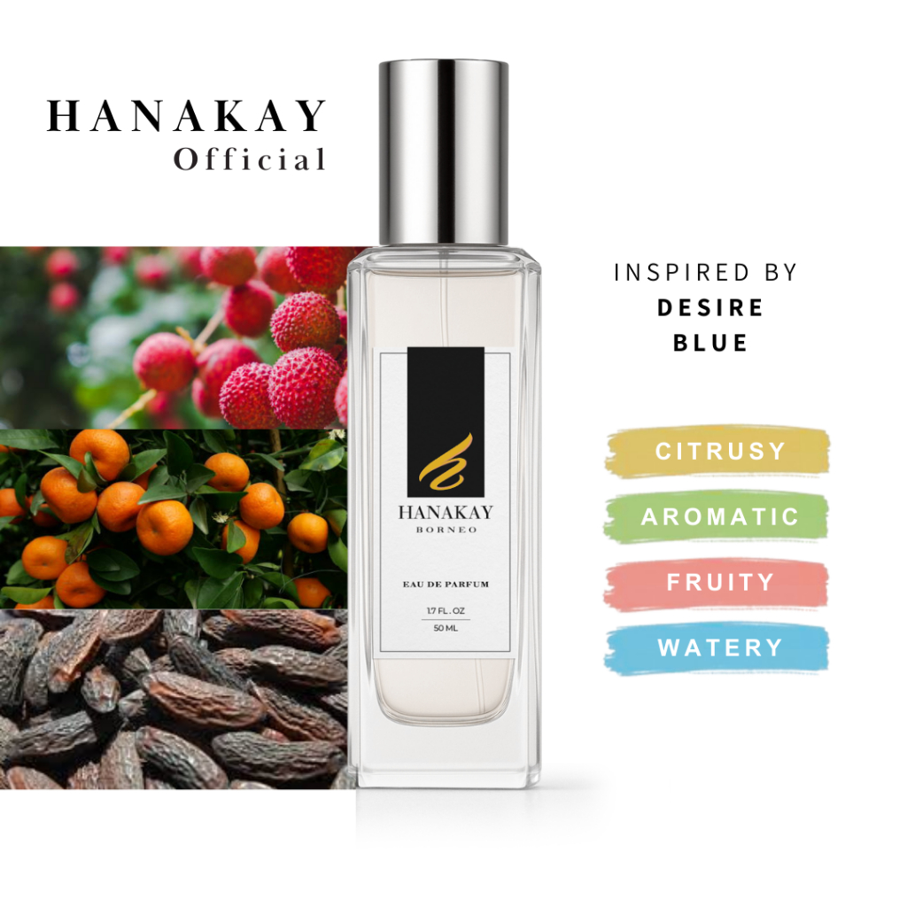 HANAKAY | Desire Blue | EDP For Men | Long Lasting & Trending Perfumes ...