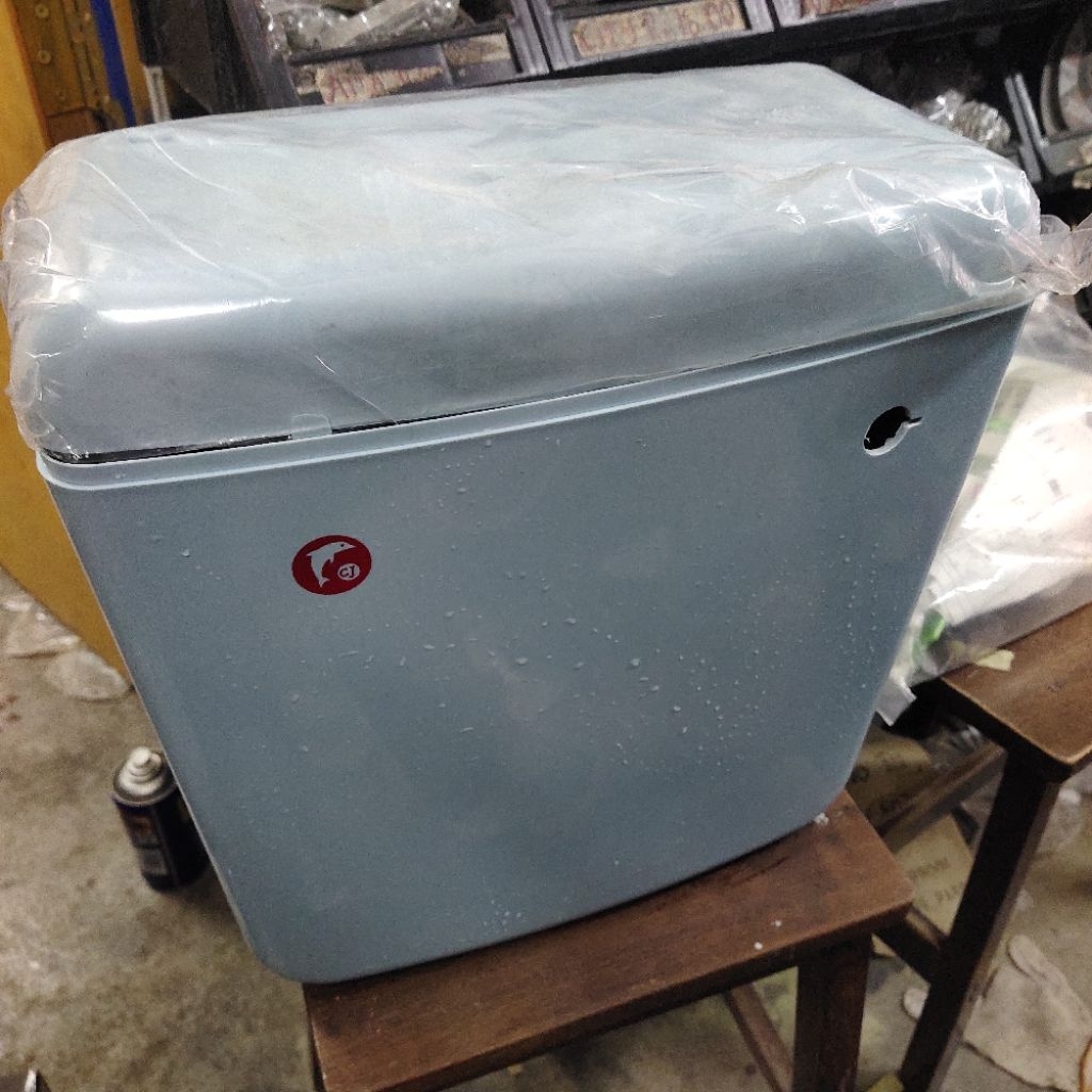CJPC 1001 Low Level (Front lever handle cistern)(Warna: Skyblue) SIRIM ...