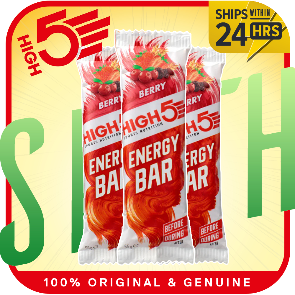 HIGH5 Energy Bars - High Carb Energy Bars for Running, Cycling & Hiking ...