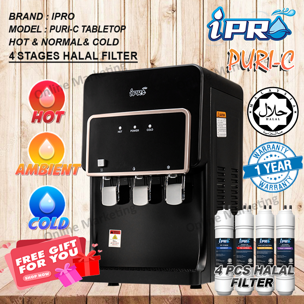 iPRO Mild Alkaline PURI-K / PURI-C Hot & Warm & Cold 3 Suhu Electronic ...
