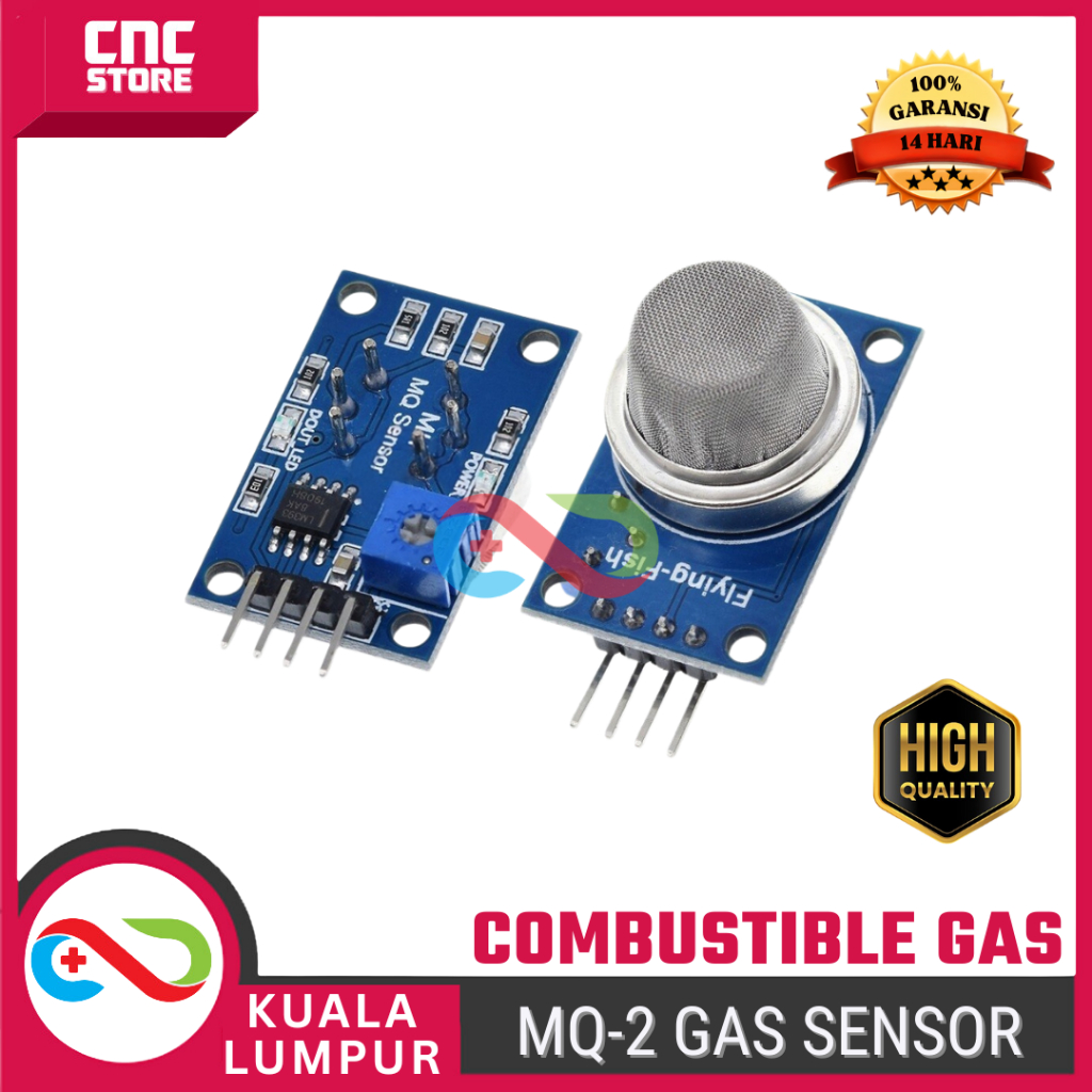 MQ-2 MQ2 LPG BUTANE METHANE GAS SMOKE SENSOR MODULE FOR ARDUINO ...
