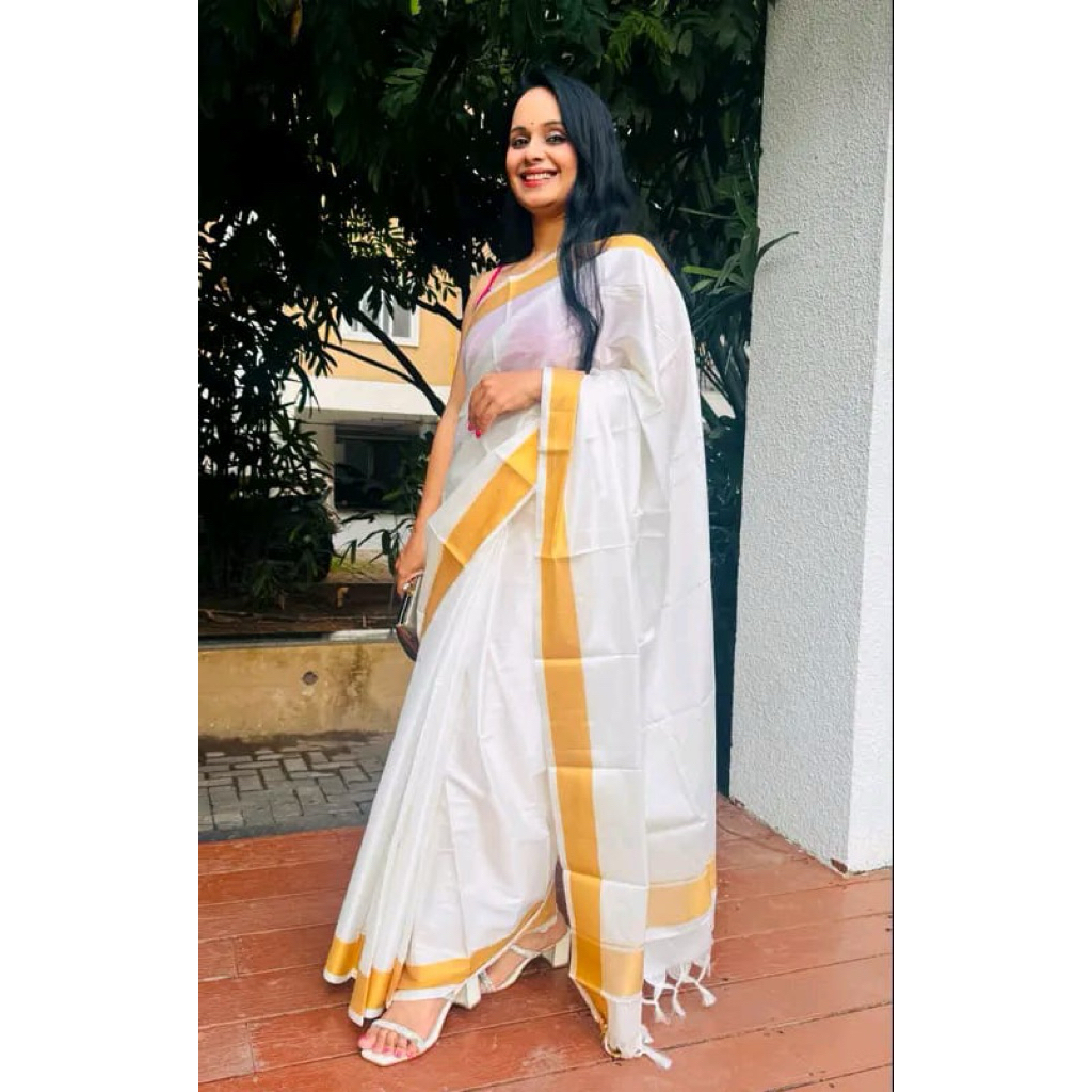 Sico Silk Saree Blouse = plan Pallu = Rich Fancy Pallu Siko Silk Saree Traditional Paithani Jari ...