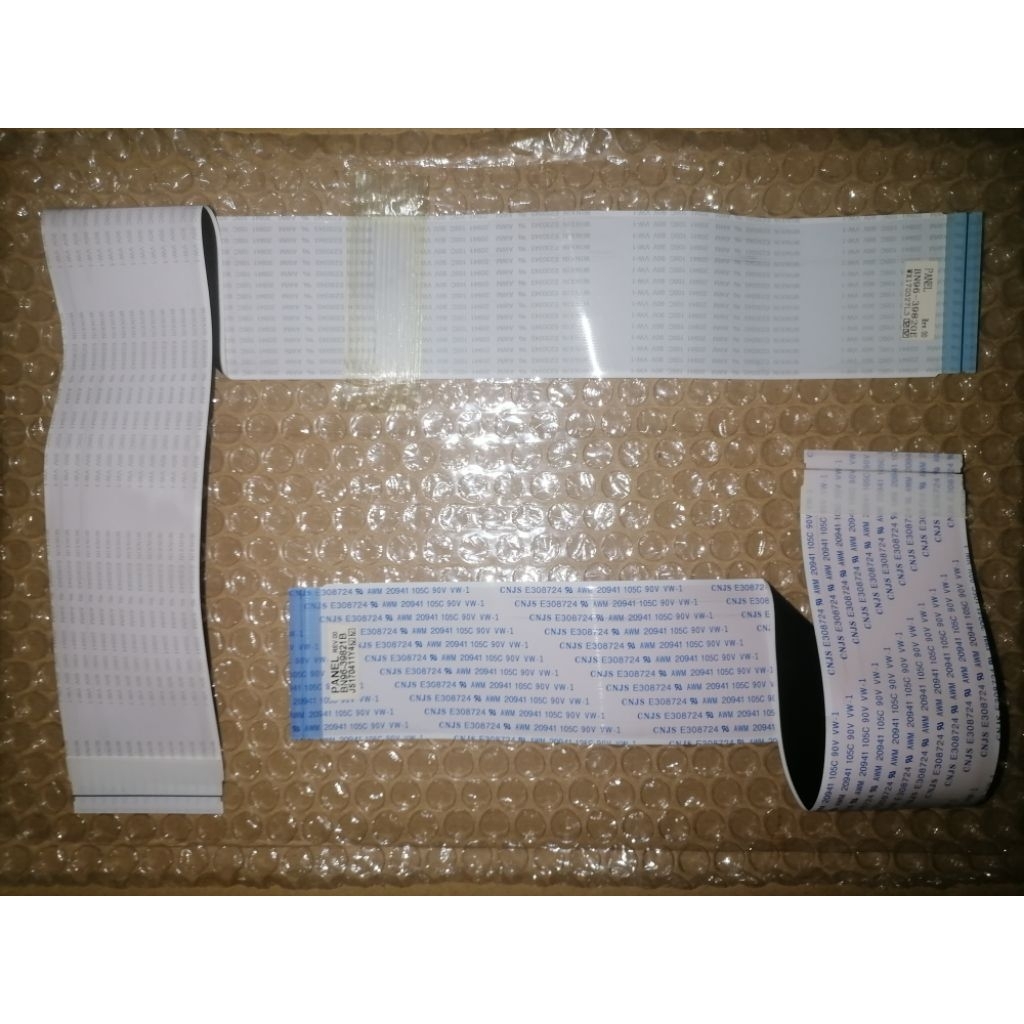SAMSUNG UA65MU8000K TV RIBBON TCON BOARD LVDS FLEX CABLE BN96-39821B ...
