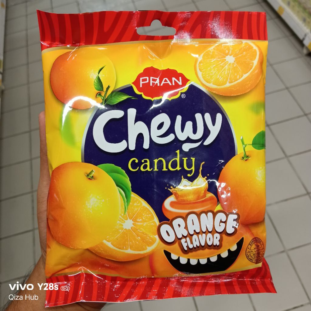 Chewy Candy Orange Flavour PRAN Halal 120g | Shopee Malaysia