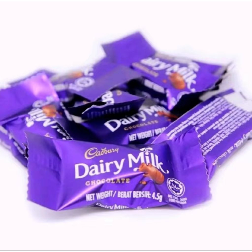 CADBURY CHOCOLATE | CADBURY COKLET DAIRY MILK 382g- BERAT BERSIH 4.5g ...