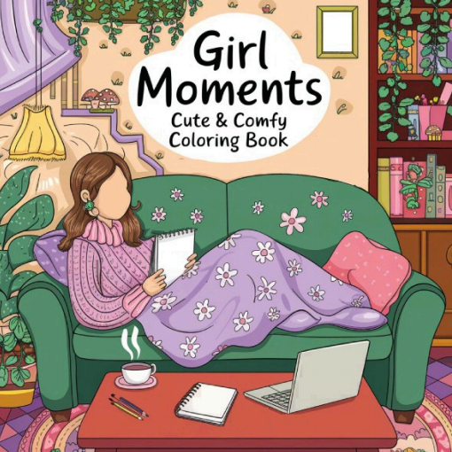 [PDF] 50+ Pages Girl Moments Coloring Book | Kids & Adult Coloring ...