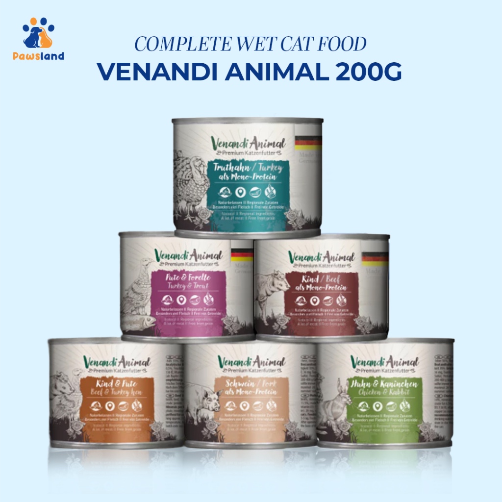 Venandi Animal Complete Wet Cat Food 200g | Shopee Malaysia