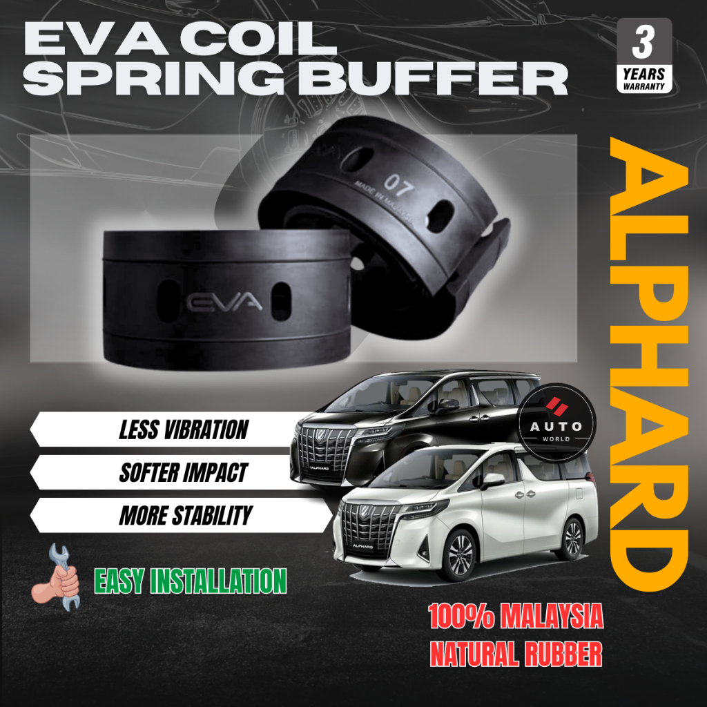 EVA Coil Spring Buffer TOYOTA ALPHARD Cushion Buffer Spring Rubber ...