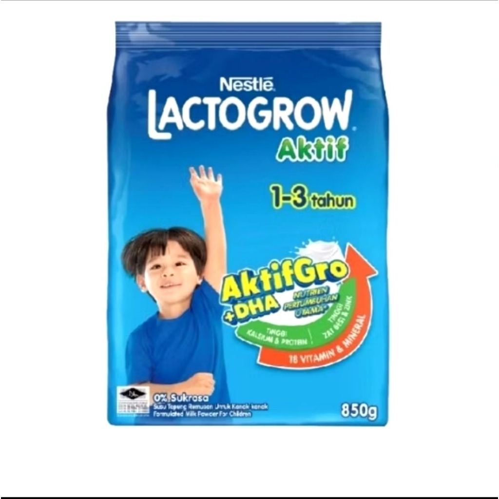 Lactogrow Aktif 1-3 850g Milk Powder | Shopee Malaysia