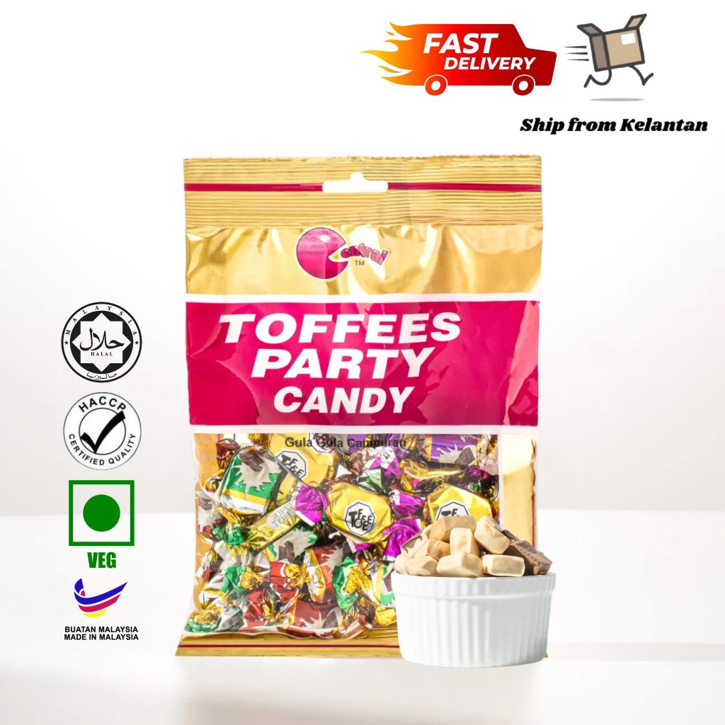 [HALAL] Toffees Party Candy 150g | Mix Sweets | Gula-Gula Campuran ...