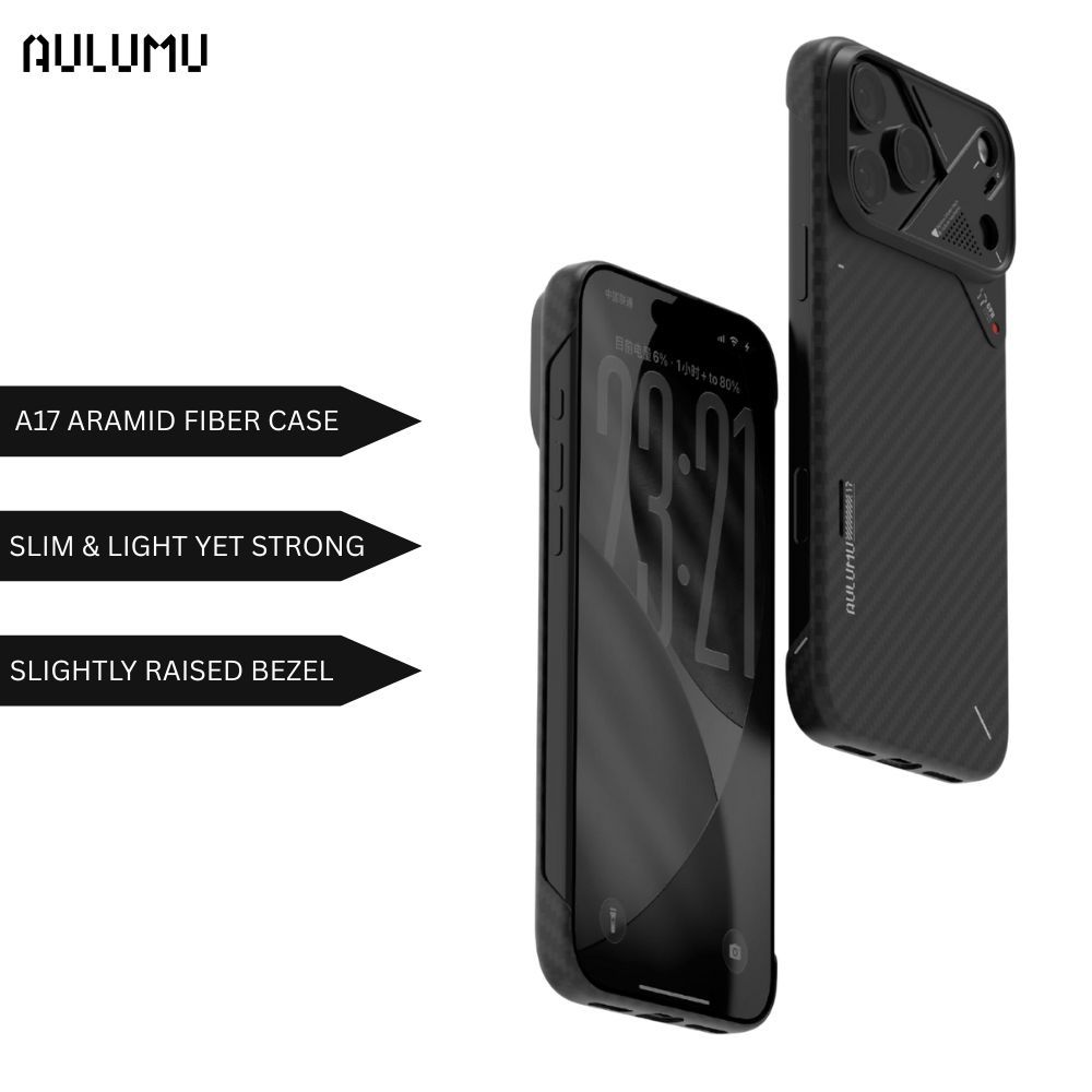 Aulumu A17 Aramid Fiber For iPh 17 Pro / 17 Pro Max / 17 Air Case Ultra ...