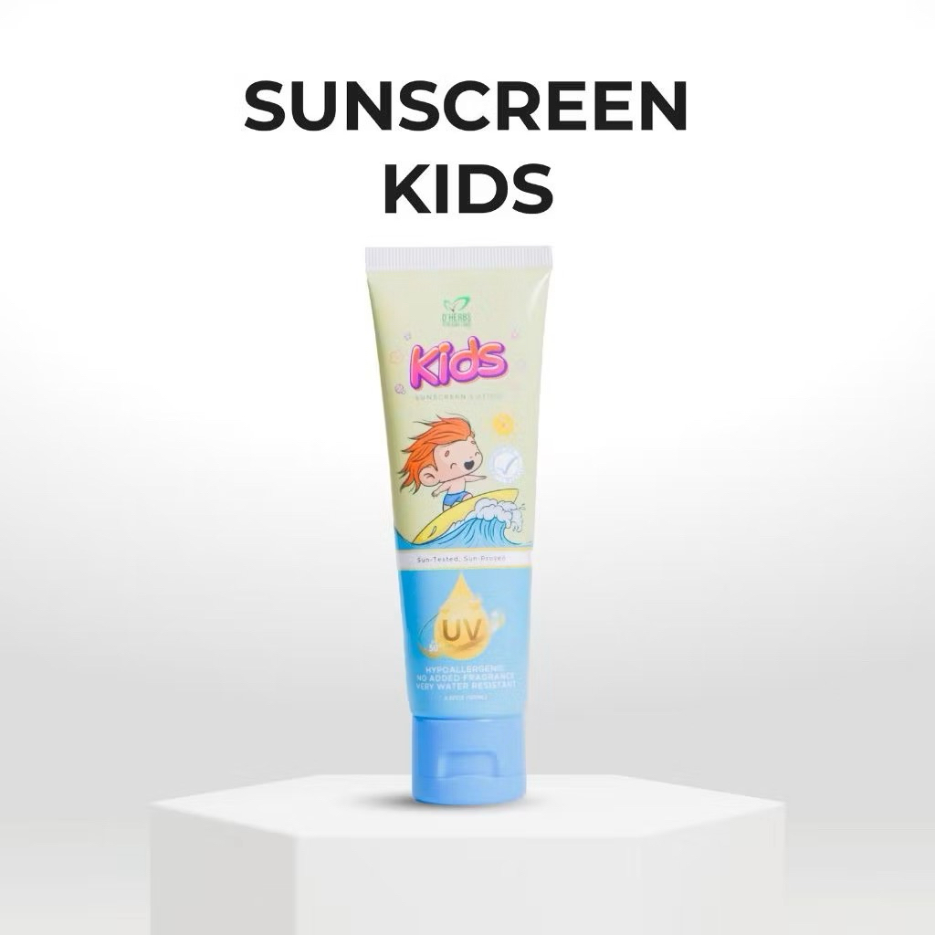 Dherbs Kids Sunscreen Lotion SPF50 130ml | Shopee Malaysia
