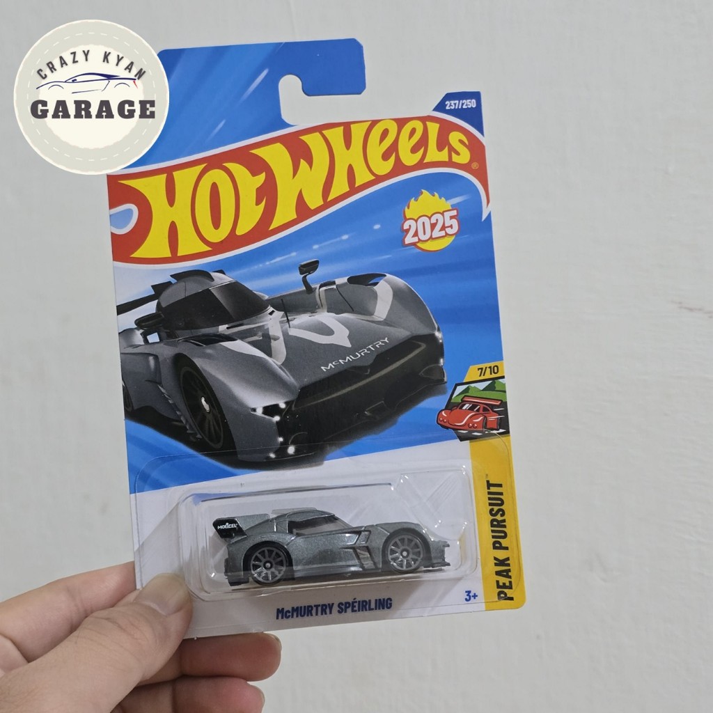 Hot Wheels McMurtry Speirling (Grey) 2025 Diecast Toys Car for Boys ...