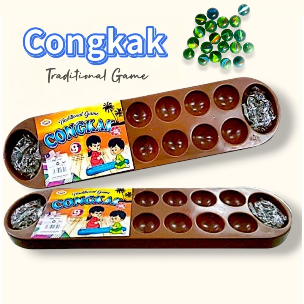 Mainan Congkak Dgn Guli/Traditional Congkak With Marble Made In ...