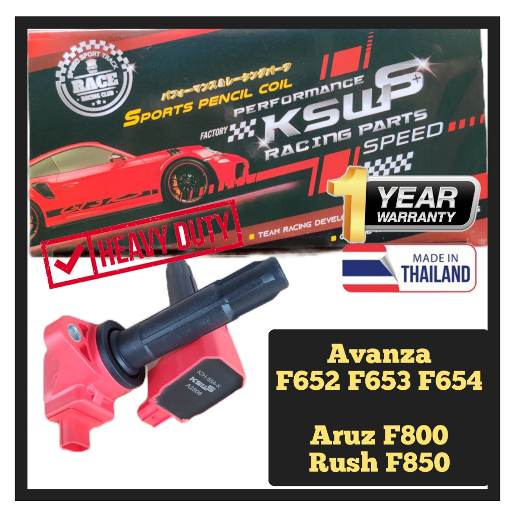 (1YEAR WARRANTY) THAILAND KSWS SPORT HEAVY DUTY PENCIL PLUG COIL TOYOTA ...