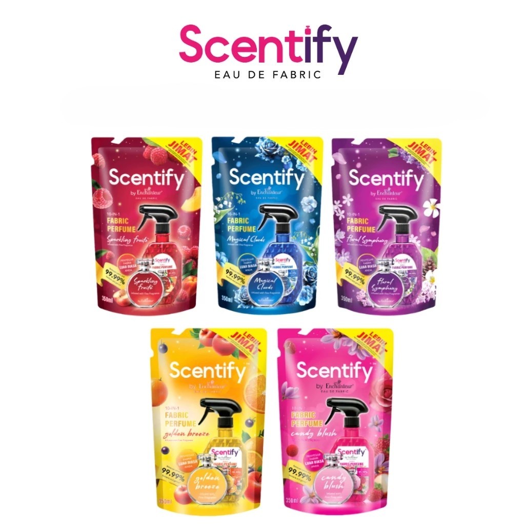 Scentify Eau De Fabric 350ml REFILL Pack | Fabric Perfume | Fine ...