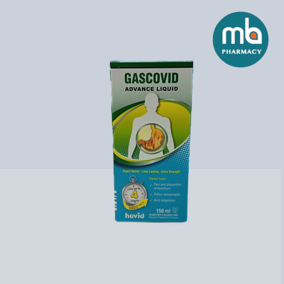 Gascovid Advance Liquid 150ml | Fast Relief for Heartburn & Acid Reflux ...