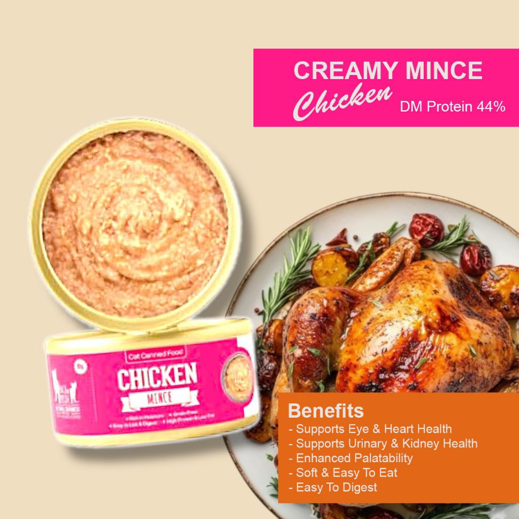Minced wet food for adult and senior cats Pack N Pride 85g | Shopee ...