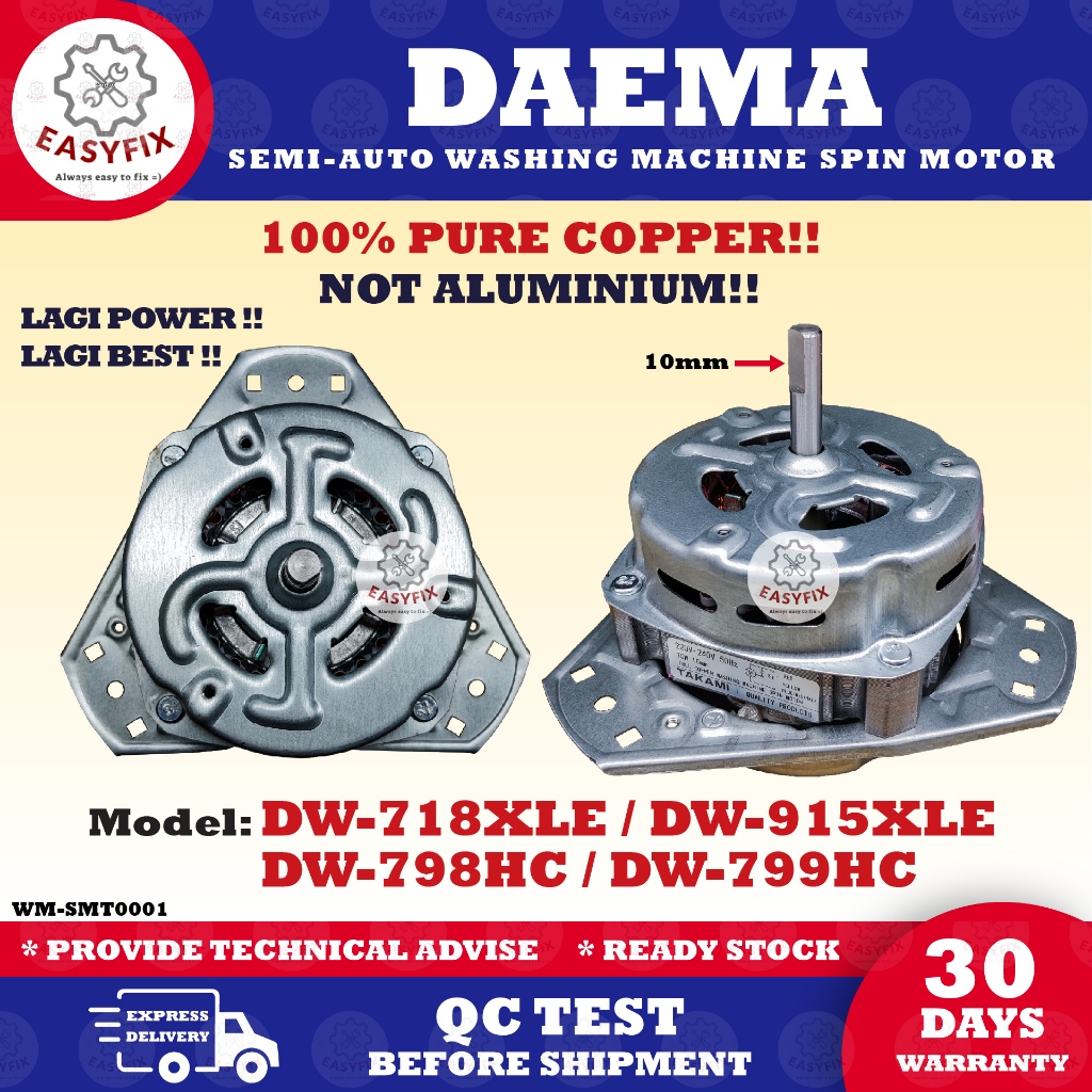 DW-718XLE / DW-915XLE / DW-798HC / DW-799HC DAEMA SEMI-AUTO WASHING ...
