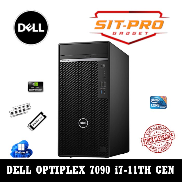 DESKTOP DELL OPTIPLEX 7090 PC TOWER | CORE i7-11TH GEN | 32GB RAM ...