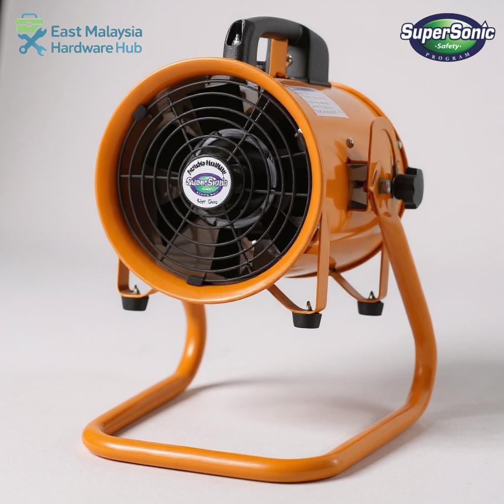 SuperSonic Portable Ventilator Exhaust Fan 300mm+5m Flexible Duct Hose ...