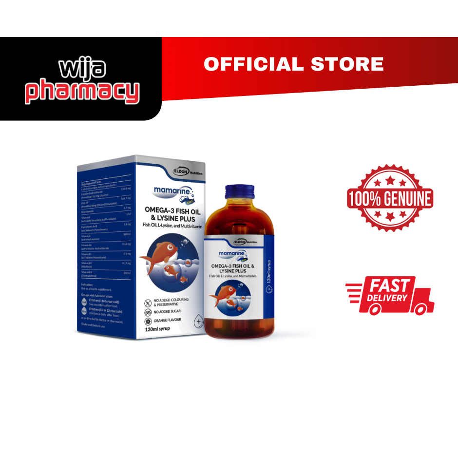 ELDON NUTRITION MAMARINE KIDS SYRUP 120ML | Shopee Malaysia