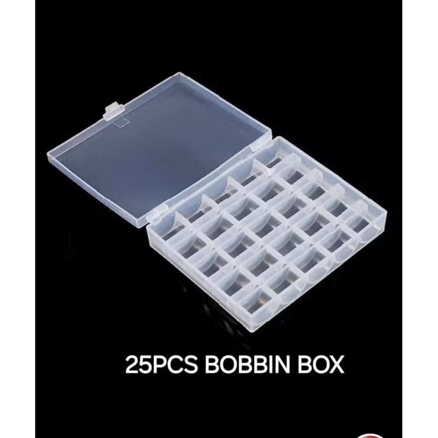 25 PCS PLASTIC BOBBIN BOX/BEKAS SEKOCI | Shopee Malaysia