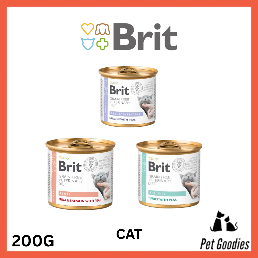 Brit Cat Canned Food 200G ( RENAL / STRUVITE / GASTRO) | Shopee Malaysia