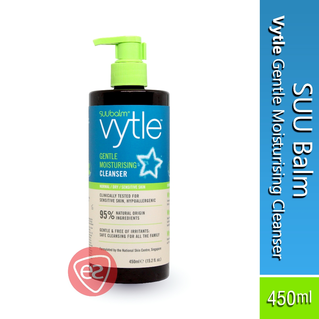 Suu Balm Vytle Gentle Moisturising Cleanser 450ml (For Normal, Dry ...